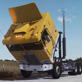 1970 Kenworth K100 V1.0 FS22 Mod | Farming Simulator 22 Mod