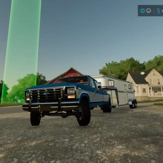 1986 Ford F350 6.9 (Non coldstart) v1.0 FS22 Mod | Farming Simulator 22 Mod