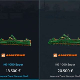Amazone Power Harrows v1.0 FS22 Mod | Farming Simulator 22 Mod