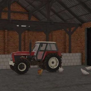 Barn With Chicken Coop 2 v1.0 FS22 Mod | Farming Simulator 22 Mod