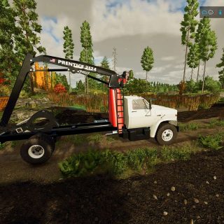 C-60 Log Loader Truck Front Mount v1.0 FS22 Mod | Farming Simulator 22 Mod