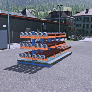 Cantilever rack for manure hoses v1.0 FS22 Mod | Farming Simulator 22 Mod