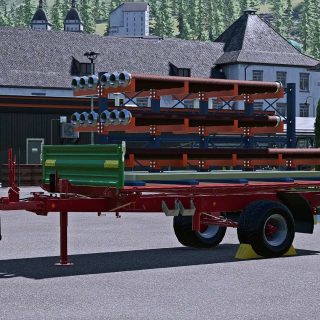 Cantilever rack for manure hoses v1.0 FS22 Mod | Farming Simulator 22 Mod