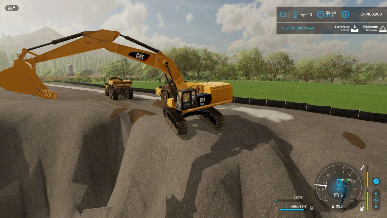 Cat 390 v1.0 FS22 Mod | Farming Simulator 22 Mod