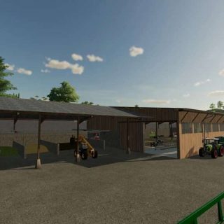 Cow Barns Pack v1.0 FS22 Mod | Farming Simulator 22 Mod