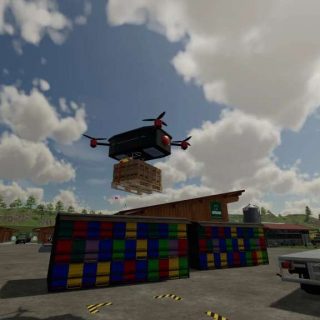 Drone Delivery v1.0 FS22 Mod | Farming Simulator 22 Mod