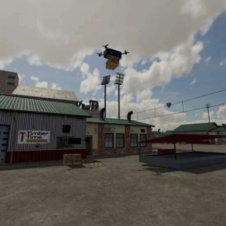Drone Delivery v1.0 FS22 Mod | Farming Simulator 22 Mod
