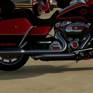Harley Road Glide v1.0 FS22 Mod | Farming Simulator 22 Mod