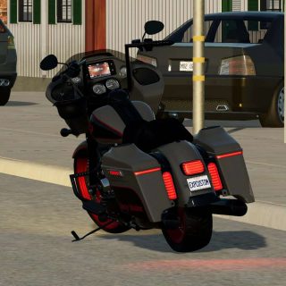 Harley Road Glide v1.0 FS22 Mod | Farming Simulator 22 Mod