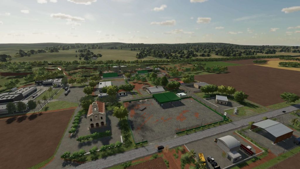 FARMINOPOLIS MAP ROWCROP v1.0 FS22 Mod | Farming Simulator 22 Mod
