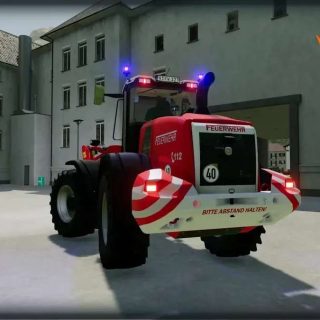 Fire Brigade Wheel Loader v1.1 FS22 Mod | Farming Simulator 22 Mod