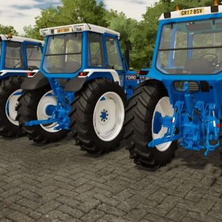 Ford 7710 4cyl Pack v1.1 FS22 Mod | Farming Simulator 22 Mod