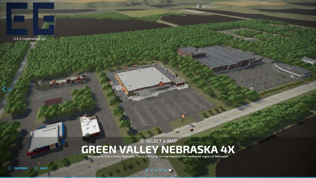 Green Valley Nebraska 4X Edit v1.0 FS22 Mod | Farming Simulator 22 Mod