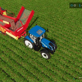 Grimme DR-1500 potatoes, carrots, parsnips and red beet v1.0 FS22 Mod ...