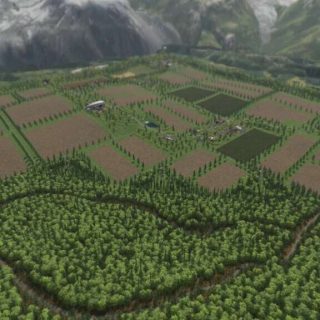 Gumpen Mega Field And Forest Map v1.0.0.2 FS22 Mod | Farming Simulator ...