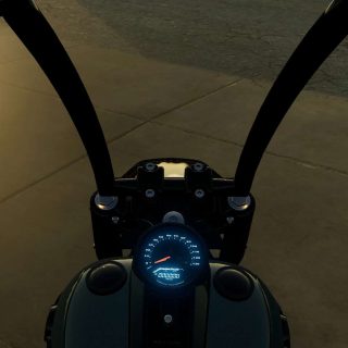 Harley Fatboy v1.0 FS22 Mod | Farming Simulator 22 Mod