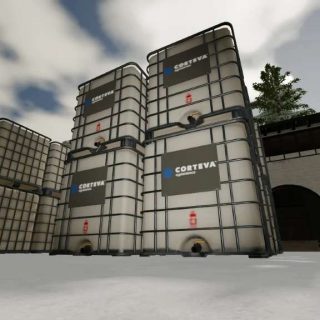 IBC And Pallets Stack v1.5 FS22 Mod | Farming Simulator 22 Mod