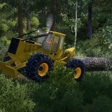 John Deere 540gIII Cable Skidder (Yellow 90's Style) v1.0 FS22 Mod ...