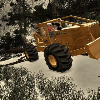 John Deere 640LII Cable Skidder v1.0 FS22 Mod | Farming Simulator 22 Mod