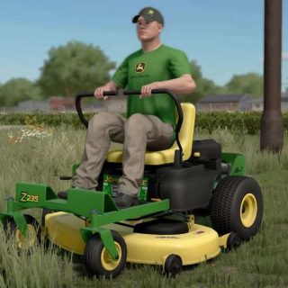 John Deere Zero Turn Z235 v1.0 FS22 Mod | Farming Simulator 22 Mod