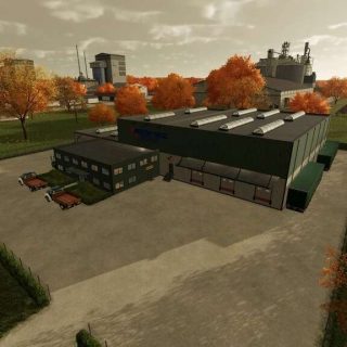 Large Logistic Warehouse v1.0 FS22 Mod | Farming Simulator 22 Mod