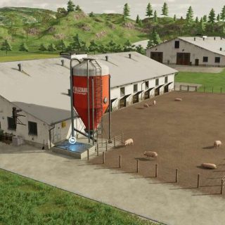 Lizard Animal Barns v1.1 FS22 Mod | Farming Simulator 22 Mod