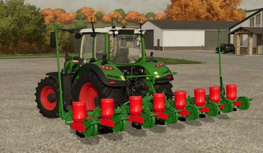 Lizard Planter 8p Seeder V1.0 FS22 Mod | Farming Simulator 22 Mod