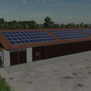 Machine Hall With Workshop v1.0 FS22 Mod | Farming Simulator 22 Mod