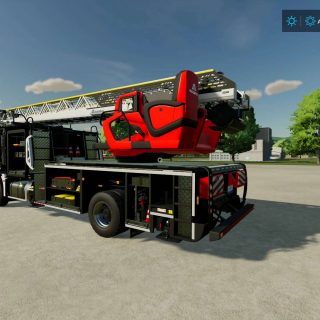 MAN M32L-AS-TGS 18510 DLK Magirus v1.0 FS22 Mod | Farming Simulator 22 Mod