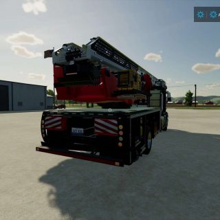 MAN M32L-AS-TGS 18510 DLK Magirus v1.0 FS22 Mod | Farming Simulator 22 Mod