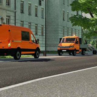 MAN TGE 2018 Platform v1.0 FS22 Mod | Farming Simulator 22 Mod