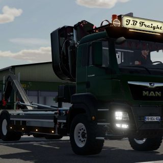 MAN TGS HKL + Crane (Edit) v1.0 FS22 Mod | Farming Simulator 22 Mod