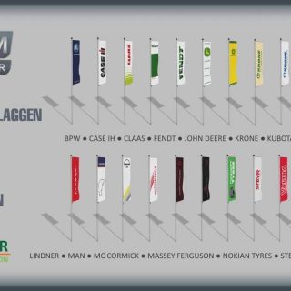 Manufacturer Flags v1.1 FS22 Mod | Farming Simulator 22 Mod