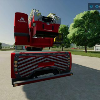 Mercedes-Benz Magirus DLK v1.0 FS22 Mod | Farming Simulator 22 Mod