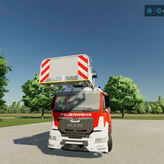 Mercedes-Benz Magirus DLK v1.0 FS22 Mod | Farming Simulator 22 Mod