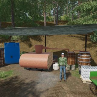 Moonshine Production v1.0 FS22 Mod | Farming Simulator 22 Mod
