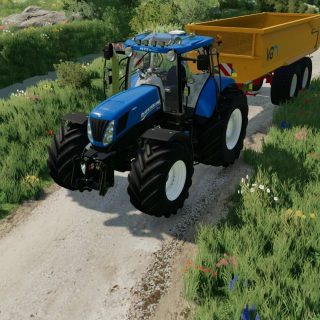 New Holland T7AC (SIMPLE IC) v1.0 FS22 Mod | Farming Simulator 22 Mod