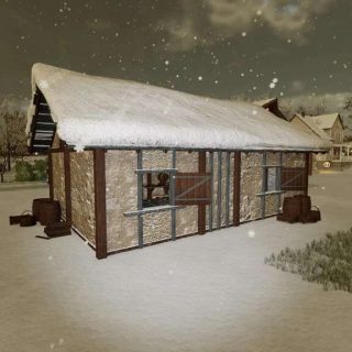 Old Building Farmhouse v1.0 FS22 Mod | Farming Simulator 22 Mod