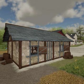 Old Building Farmhouse v1.0 FS22 Mod | Farming Simulator 22 Mod