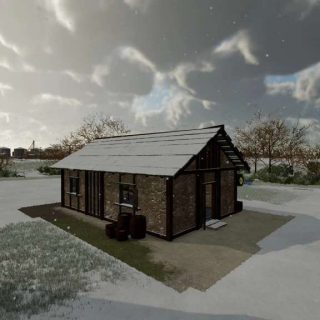 Old Building Farmhouse v1.0 FS22 Mod | Farming Simulator 22 Mod