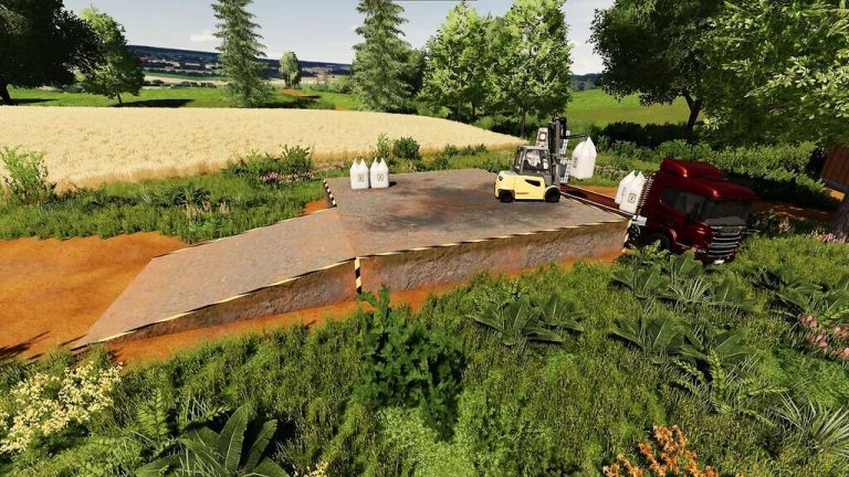 Placeable Ramp v1.0.0.1 FS22 Mod | Farming Simulator 22 Mod