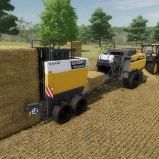 Quadro Pro Baler Pack v1.0 FS22 Mod | Farming Simulator 22 Mod