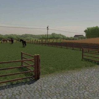 Ranch Gates And Fences Packs v1.0 FS22 Mod | Farming Simulator 22 Mod