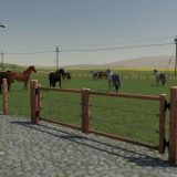 Ranch Gates And Fences Packs v1.0 FS22 Mod | Farming Simulator 22 Mod