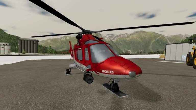 Rescue Chopper v1.0 FS22 Mod | Farming Simulator 22 Mod