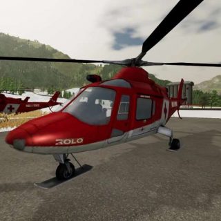 Rescue Chopper v1.0 FS22 Mod | Farming Simulator 22 Mod