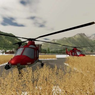 Rescue Chopper v1.0 FS22 Mod | Farming Simulator 22 Mod