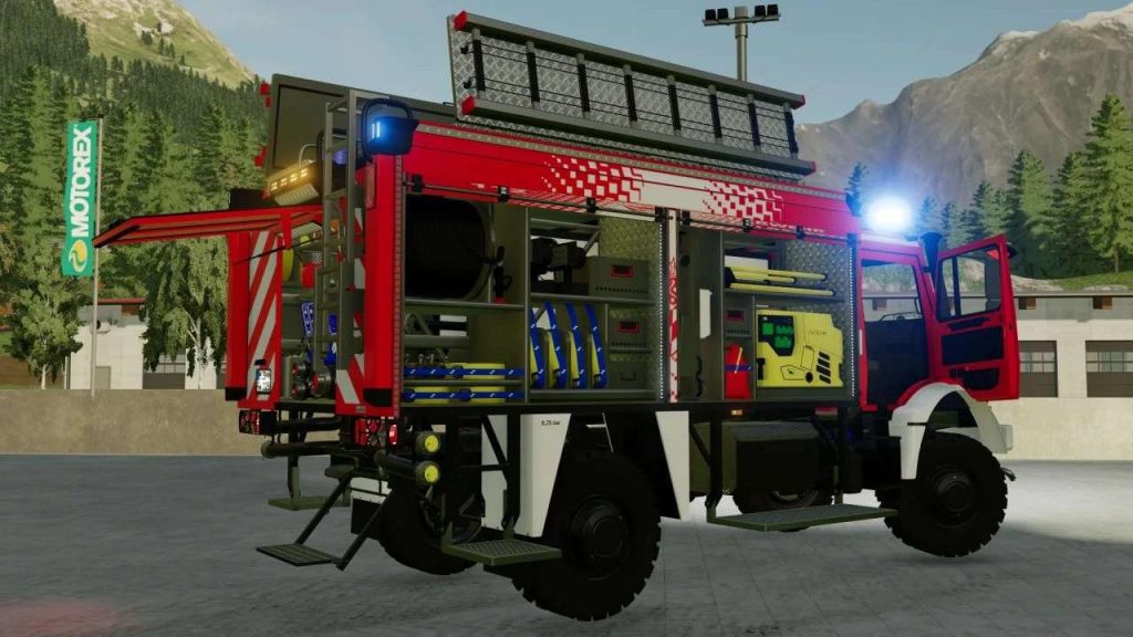 Schlingmann Unimog TLF3000 v1.3 FS22 Mod | Farming Simulator 22 Mod