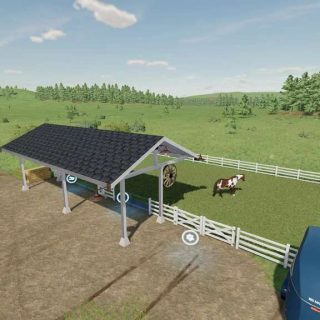 Small Horse Barn v1.0 FS22 Mod | Farming Simulator 22 Mod