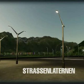 Street Lantern I v1.0 FS22 Mod | Farming Simulator 22 Mod